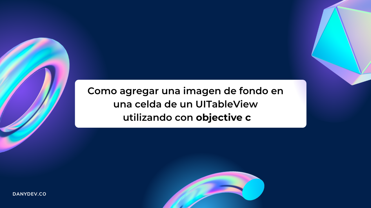 Como agregar una imagen de fondo en una celda de un UITableView con ... Como agregar una imagen de fondo en una celda de un UITableView con ...